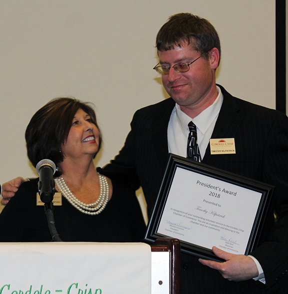 Chamber honors business leaders, volunteers - Cordele Dispatch ...