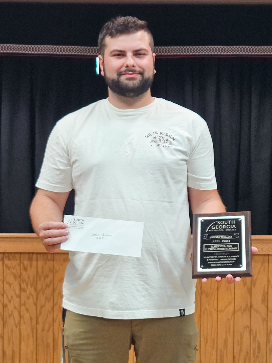 James Williams Named SGTC Crisp County Center Student of Excellence | Cordele Dispatch