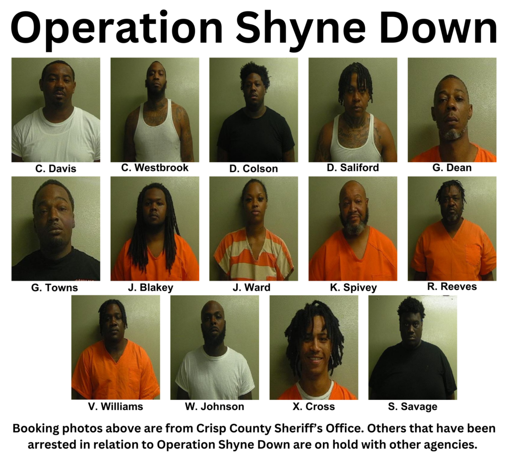 24 arrested during Operation Shyne Down in Crisp County | Cordele Dispatch